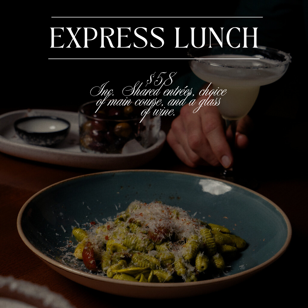 $58 Express Lunch is back! – Tokar Estate